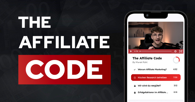 The Affiliate Code by Marek Rühl - Lerne Affiliate Marketing