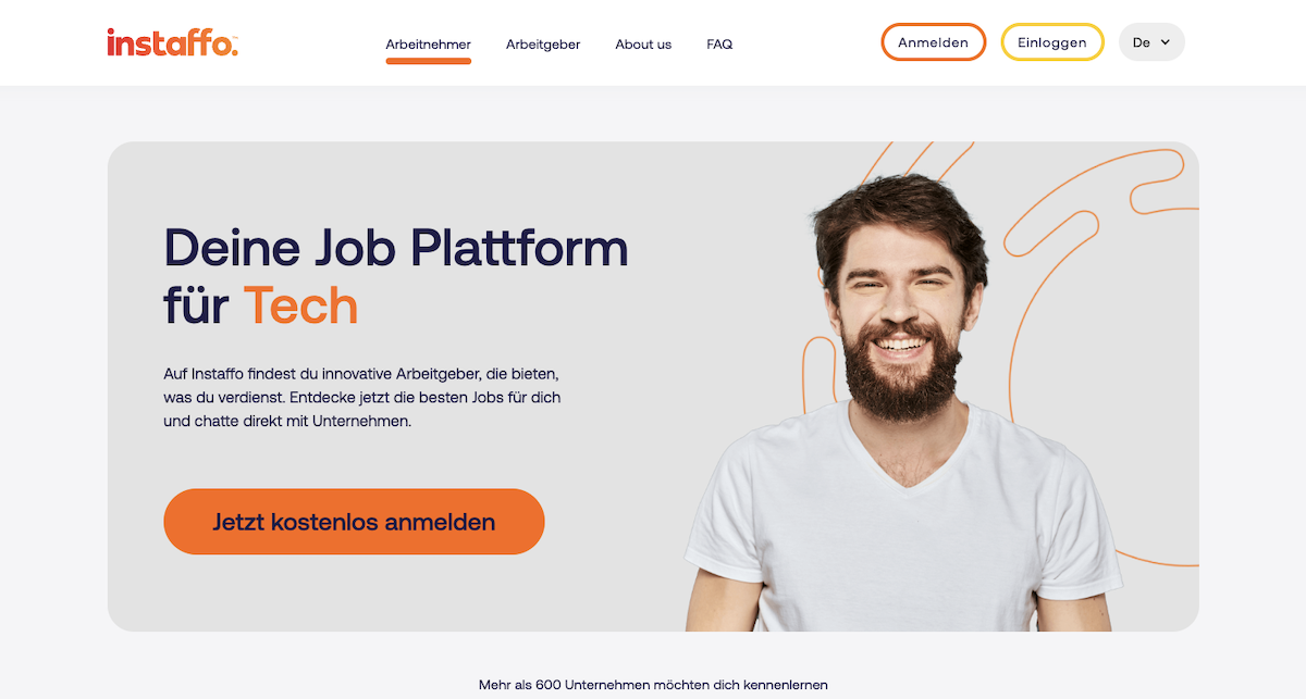 Instaffo | Deine Jobplattform für Tech, Marketing & Sales.